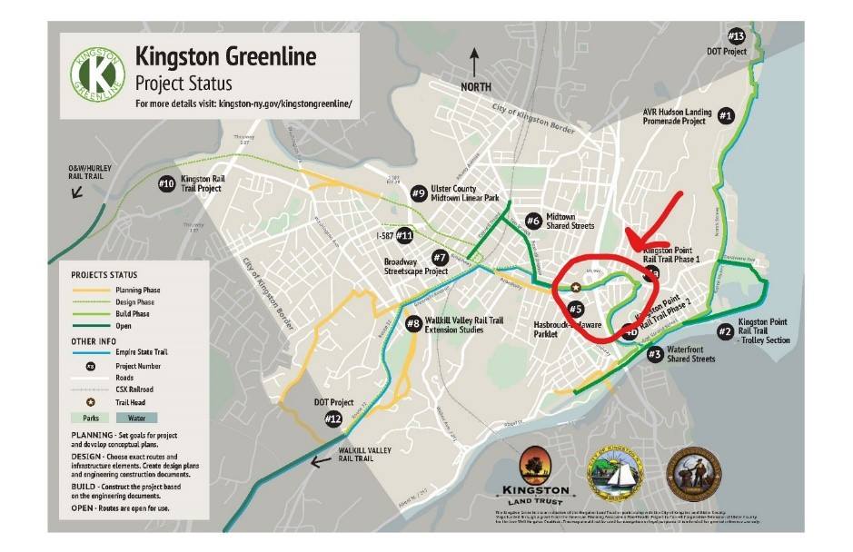 Construction is Underway on the Kingston Point Rail Trail - Saratoga Associates