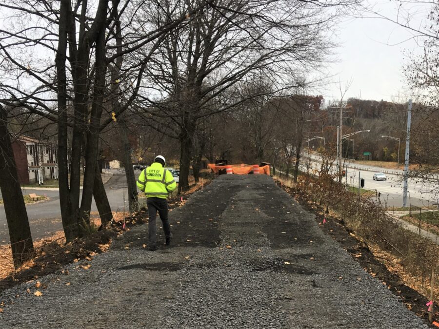 Construction is Underway on the Kingston Point Rail Trail - Saratoga Associates